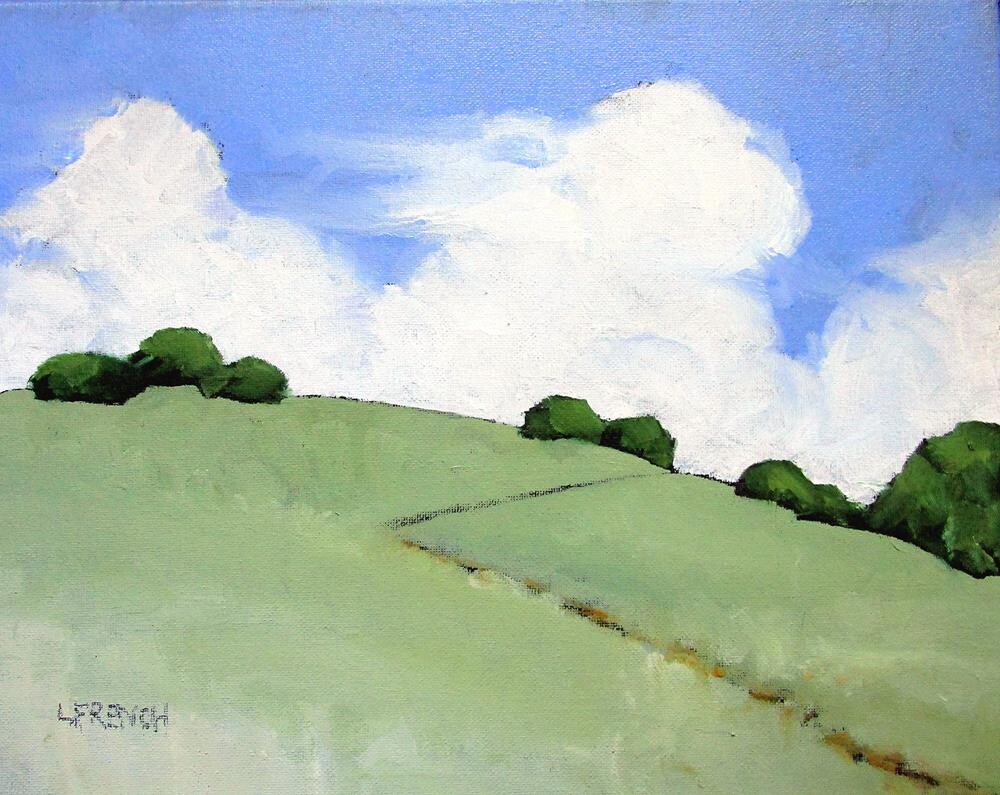 "SONOMA HILL PATH Lynne French Calif..." by lynne french