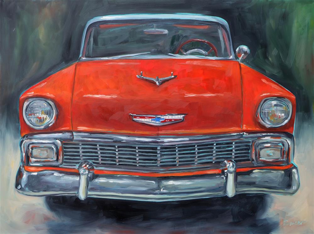 "'55 Chevy Bel Air Convertible" by April Spicer