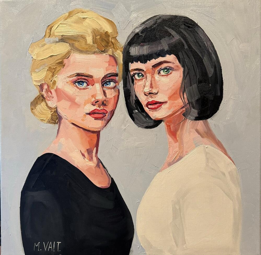 "Two women" by Milda Vaitiekunaite