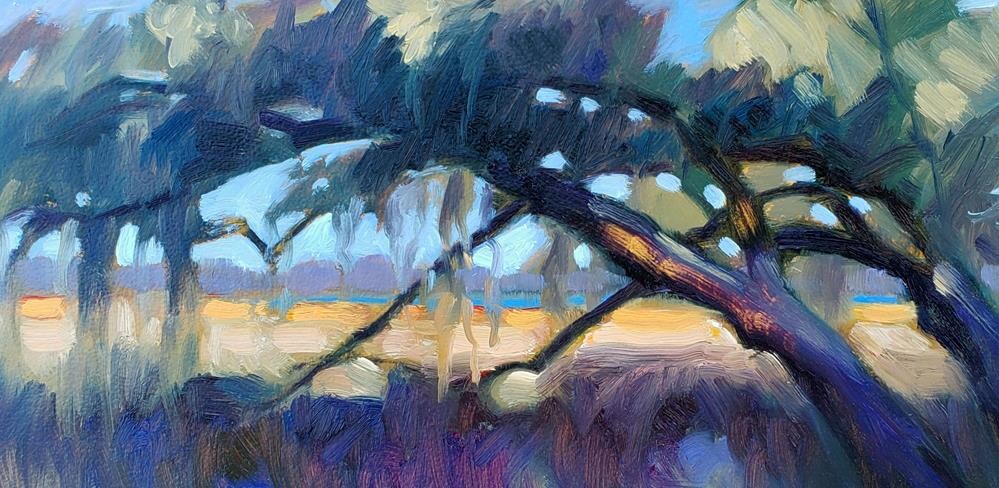 "Reaching to the Marsh " by Debra Howard
