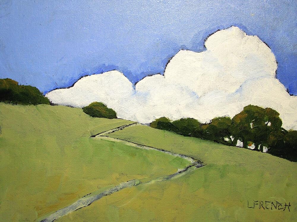 "SONOMA HILL PATH Lynne French Calif..." by lynne french