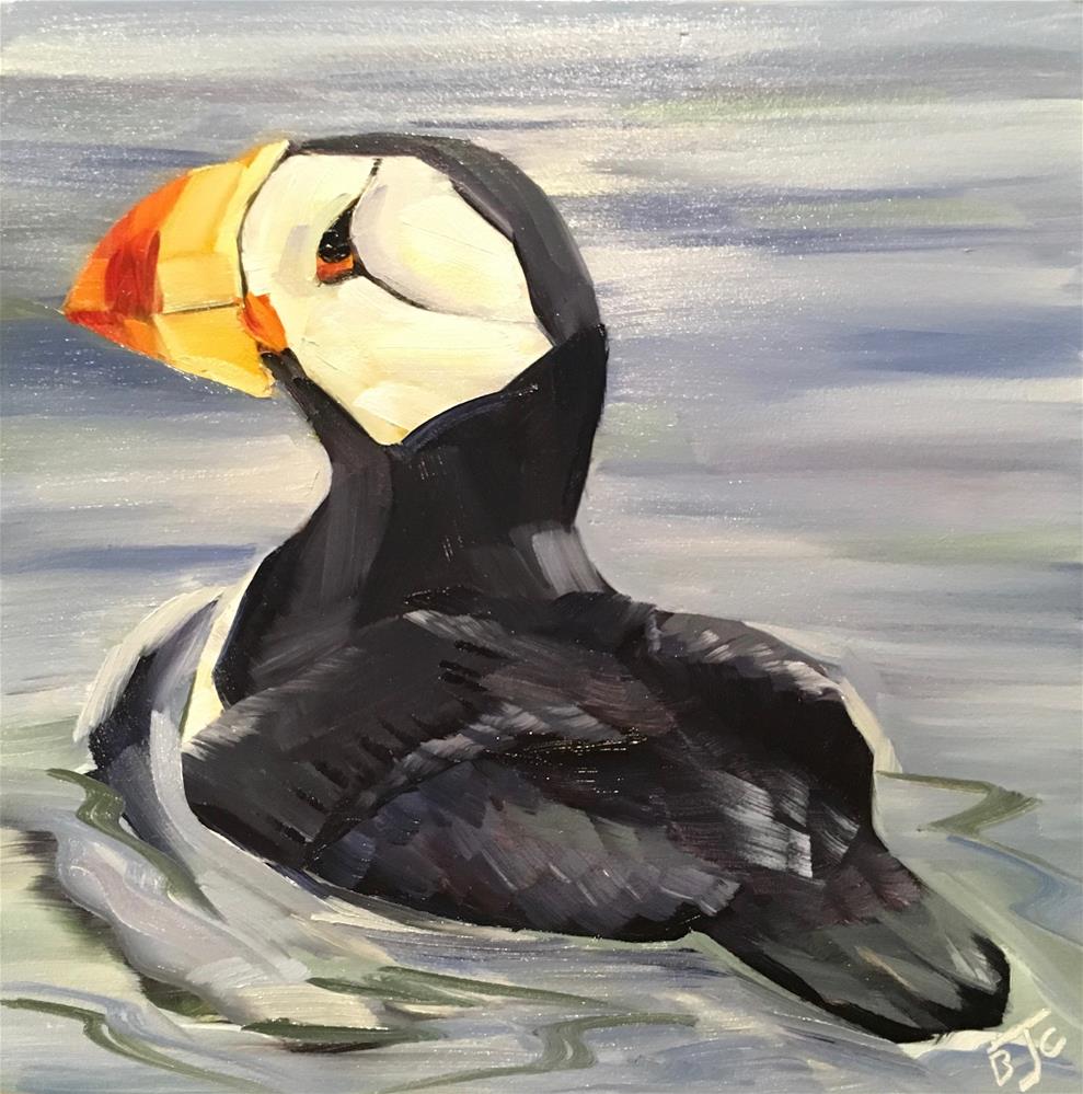 "Horned Puffin" by Bobbie Cook