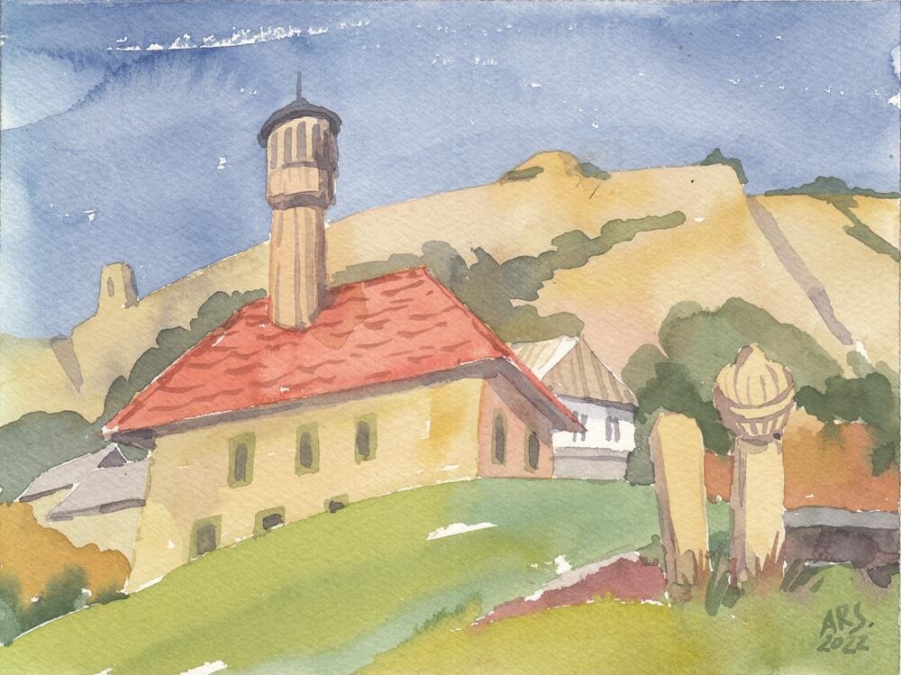 "Zavra Mosque in Livno" by Elena Arsenijevic