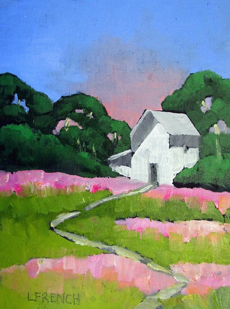 "PETALUMA WHITE FARMHOUSE Lynne Fren..." by lynne french