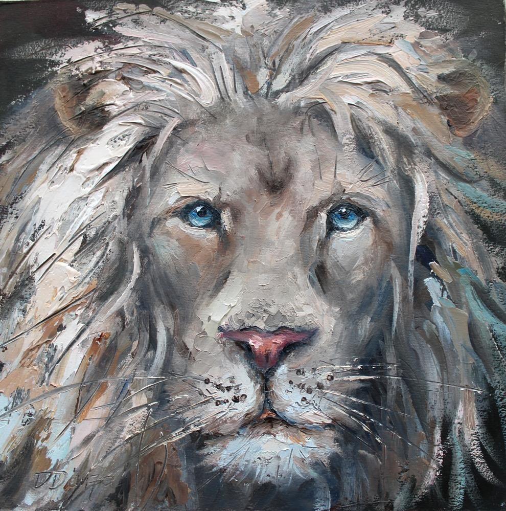 "White Lion" by Daiga Dimza