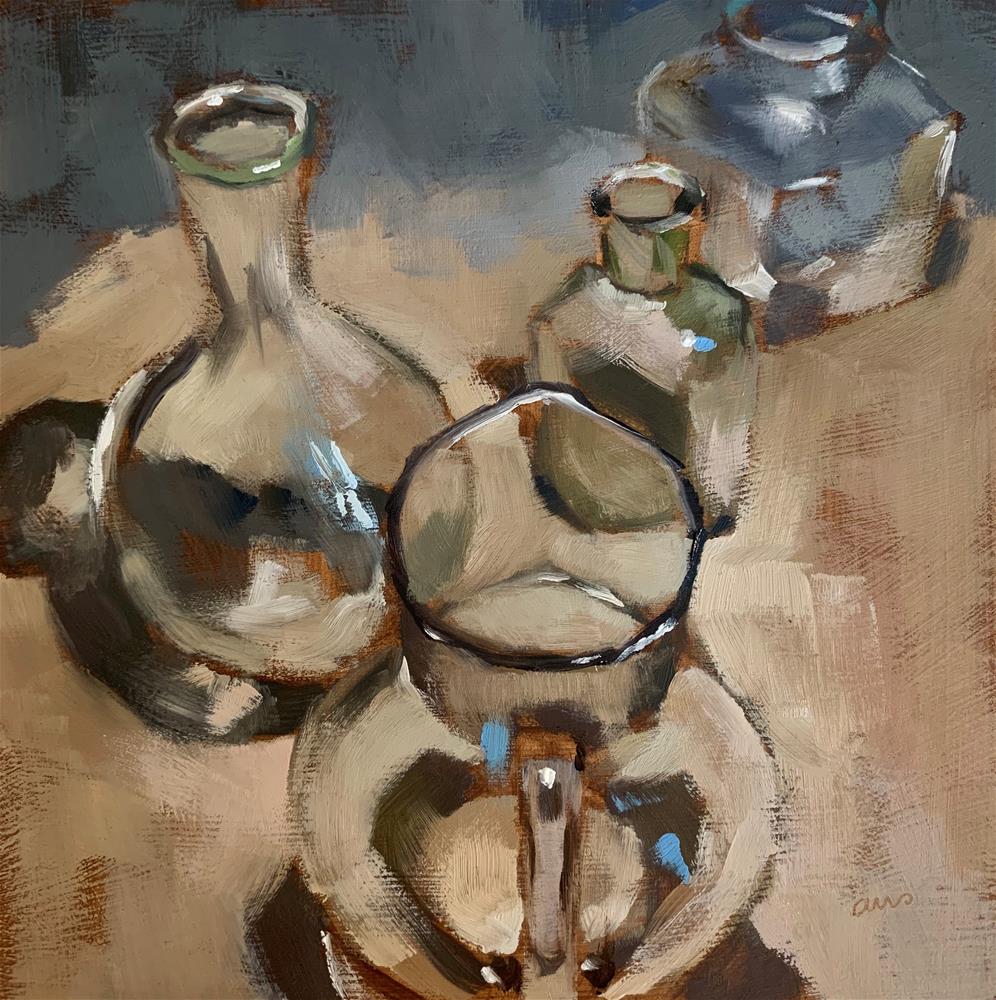 "Cruche de vin vide" by Ans Debije