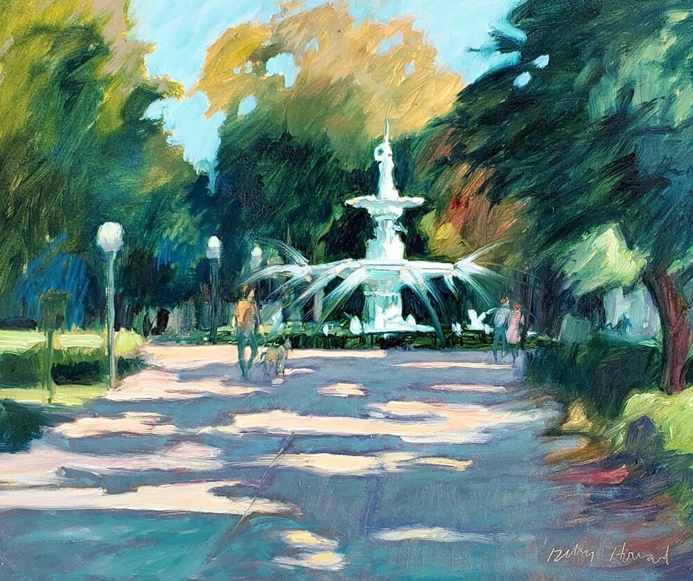 "Forsyth Fountain " by Debra Howard