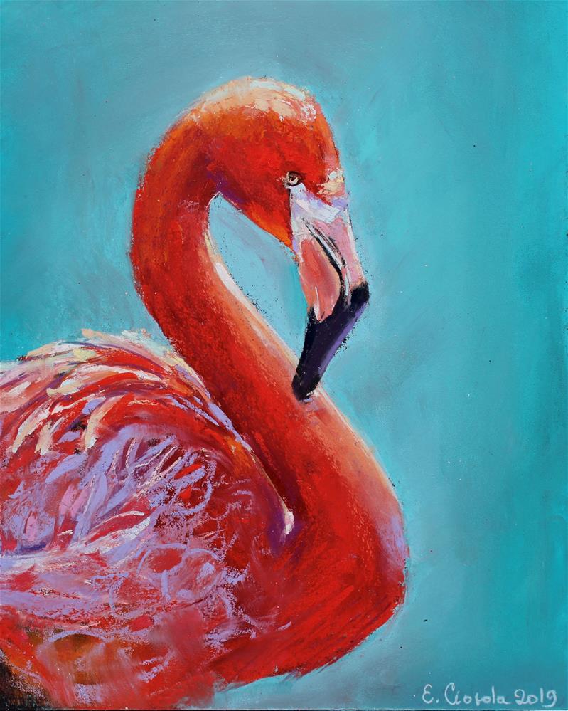 "Flamingo Number Two" by Eugenia Ciotola