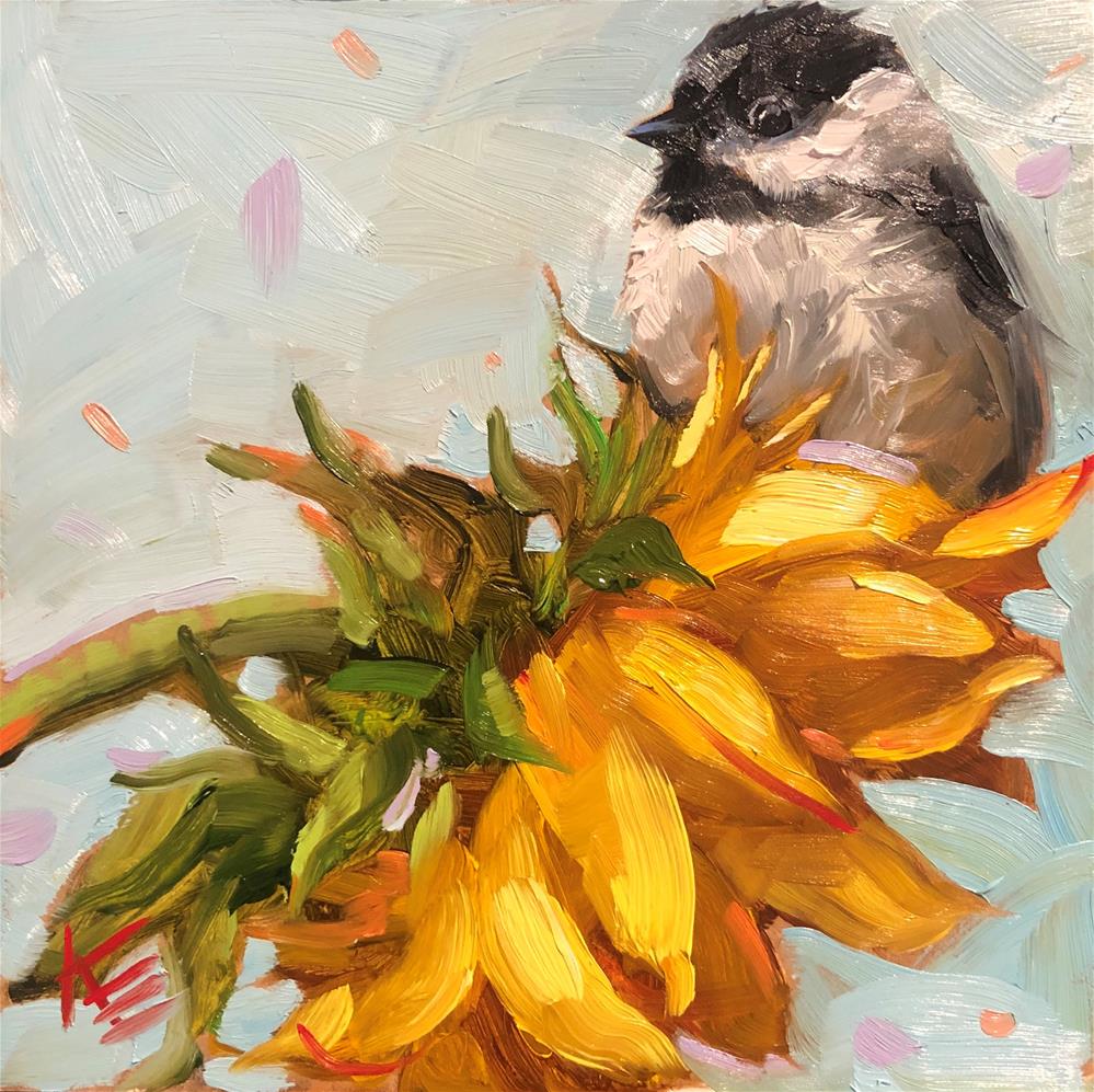 "Happy Chickadee" by Krista Eaton