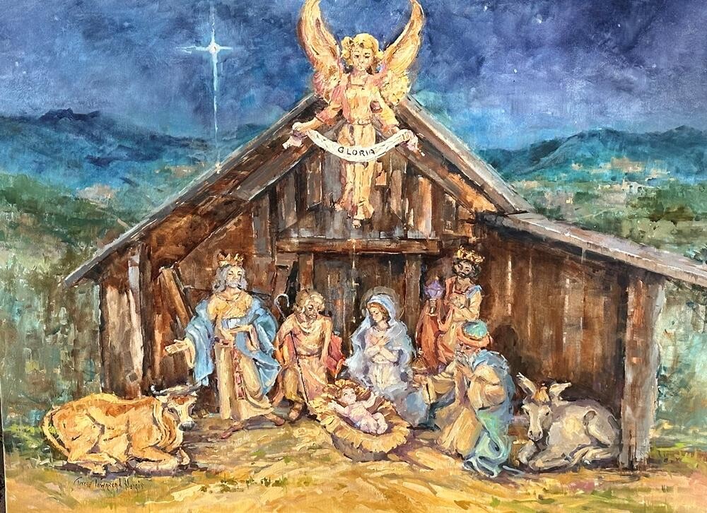 "Nativity a la Fontanini" by Teresa Townsend Hargis