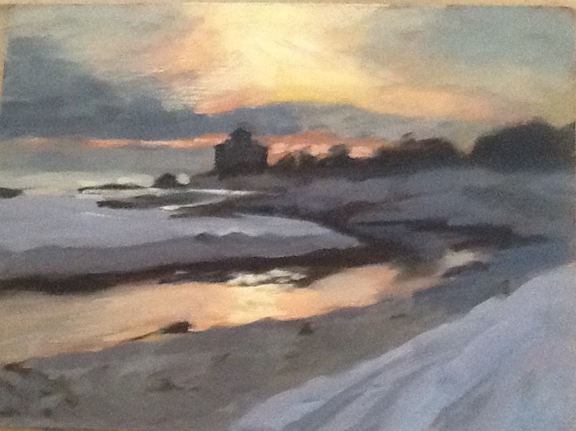 "Cold Good Harbor Morning" by Elizabeth Bish