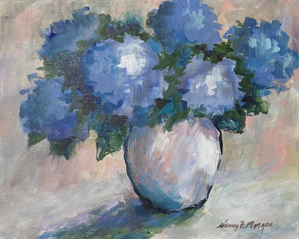 "Gentle Blue" by Nancy F. Morgan