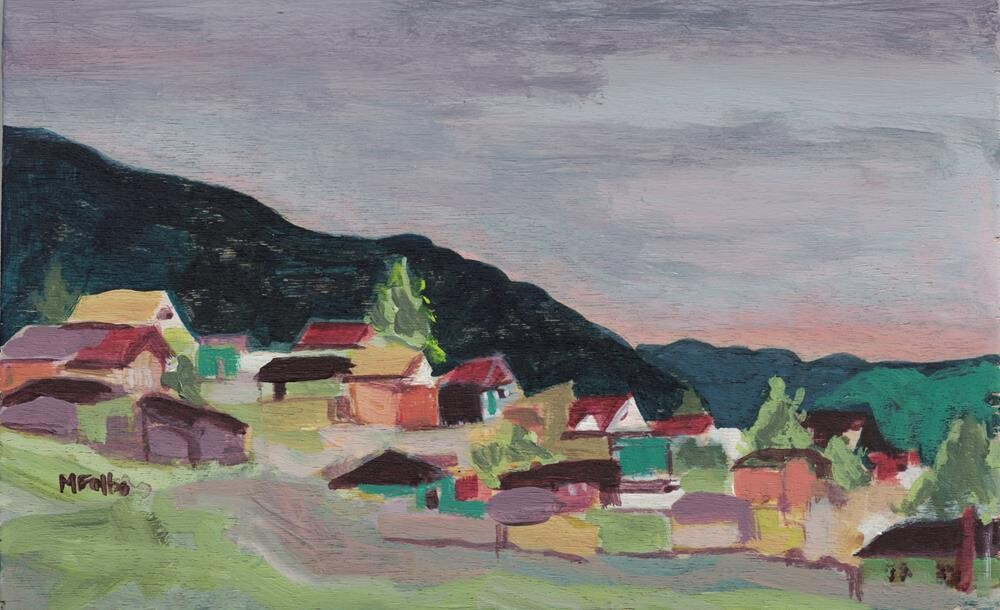 "Uptown Butte #2 (East Ridge)" by Maria Falbo