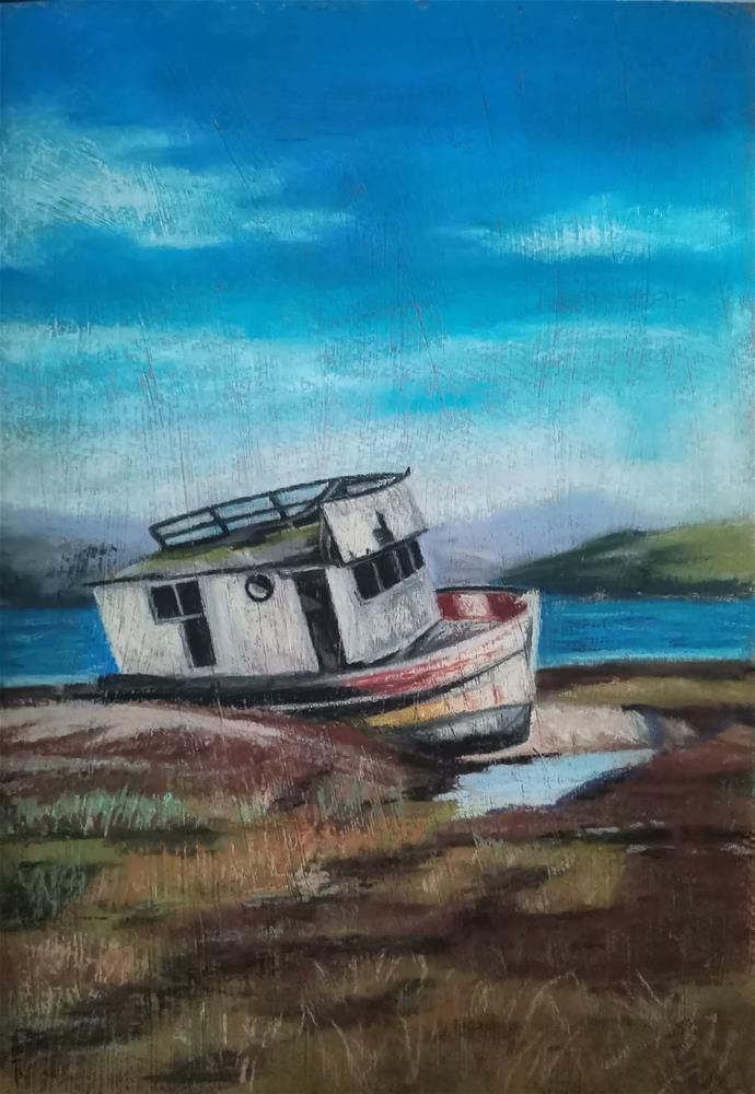 "Old boat." by Elena Nesterova