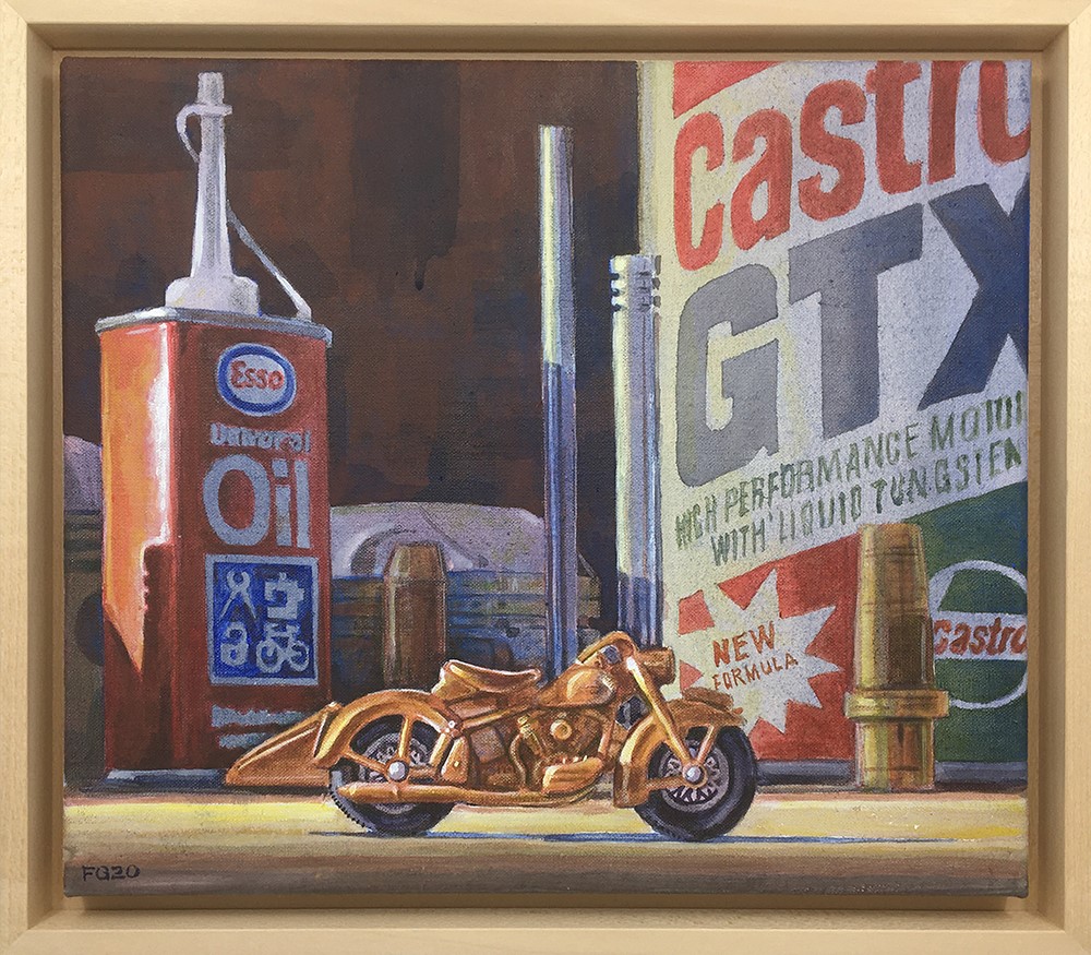 "Harley Davidson Motorcycle 4" by Frank Gerwin