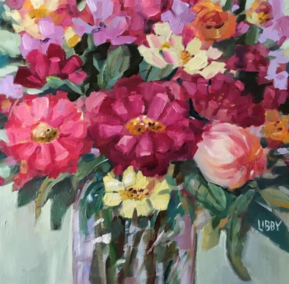 "Zinnia Priority" by Libby Anderson