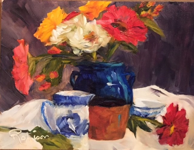 "Pitcher full of color" by Renee Robison
