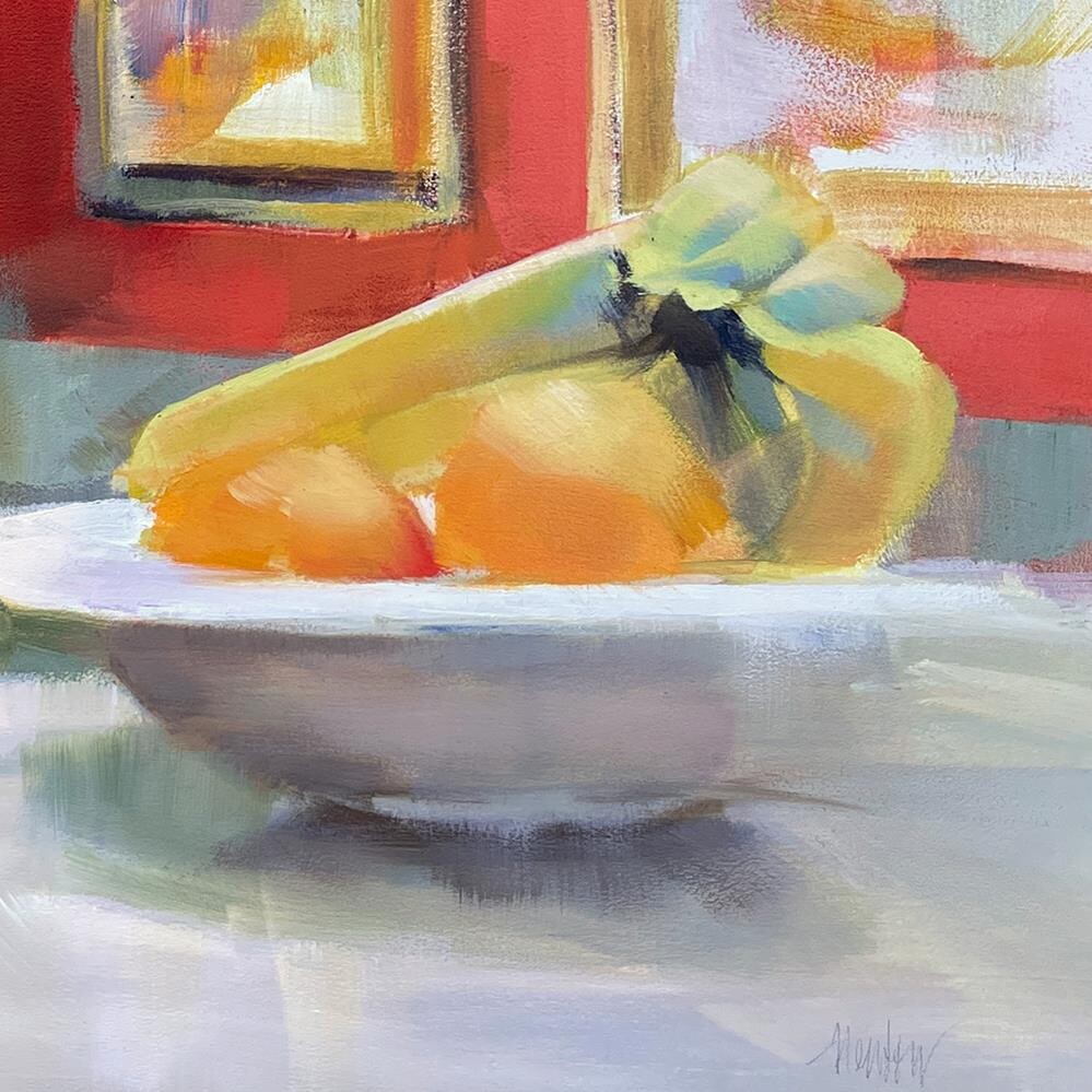 "Detail from a larger painting..." by Barbara Benedetti Newton