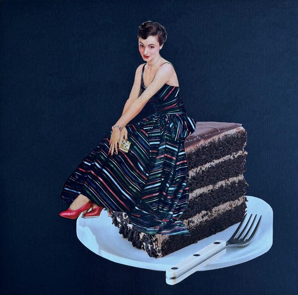 "Sitting Pretty" by Susan Rose Cook