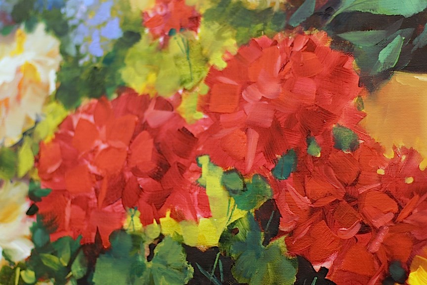 "Geranium Trio" by Nancy Medina