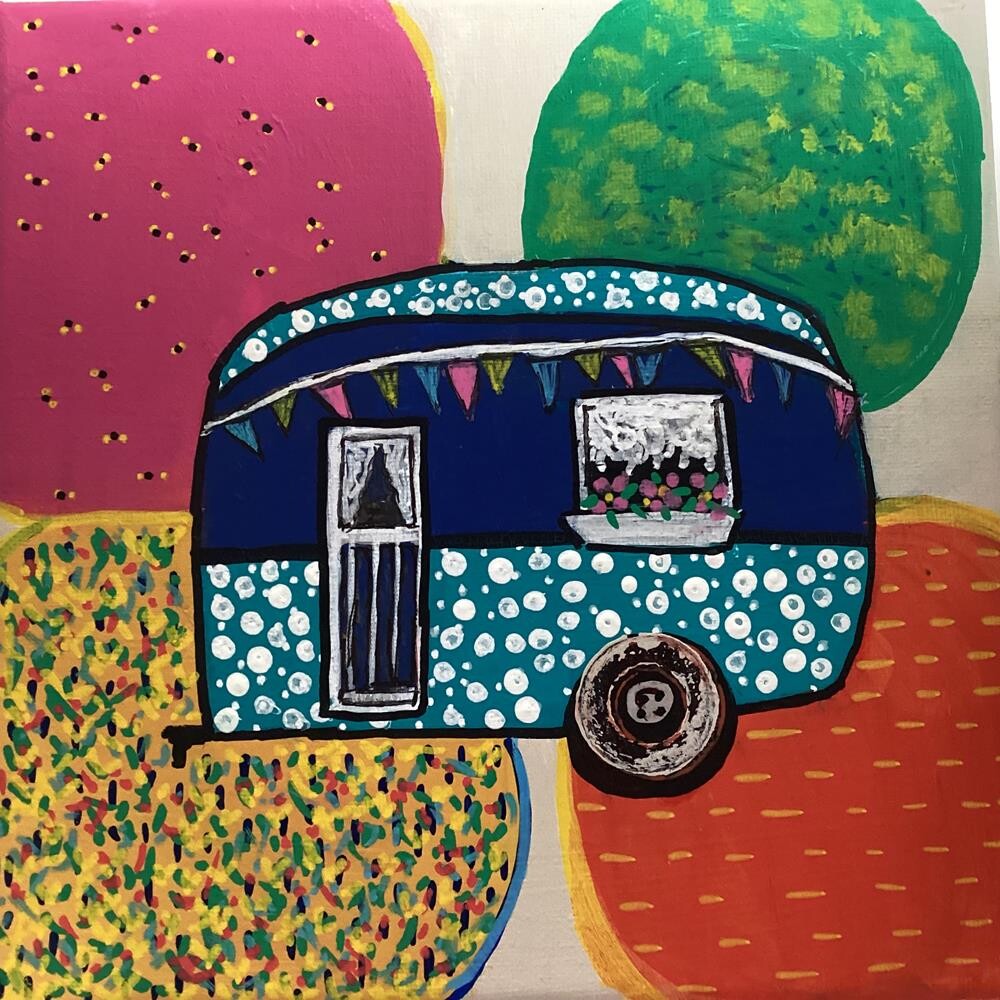 "Glamping #3" by Nancy Vance