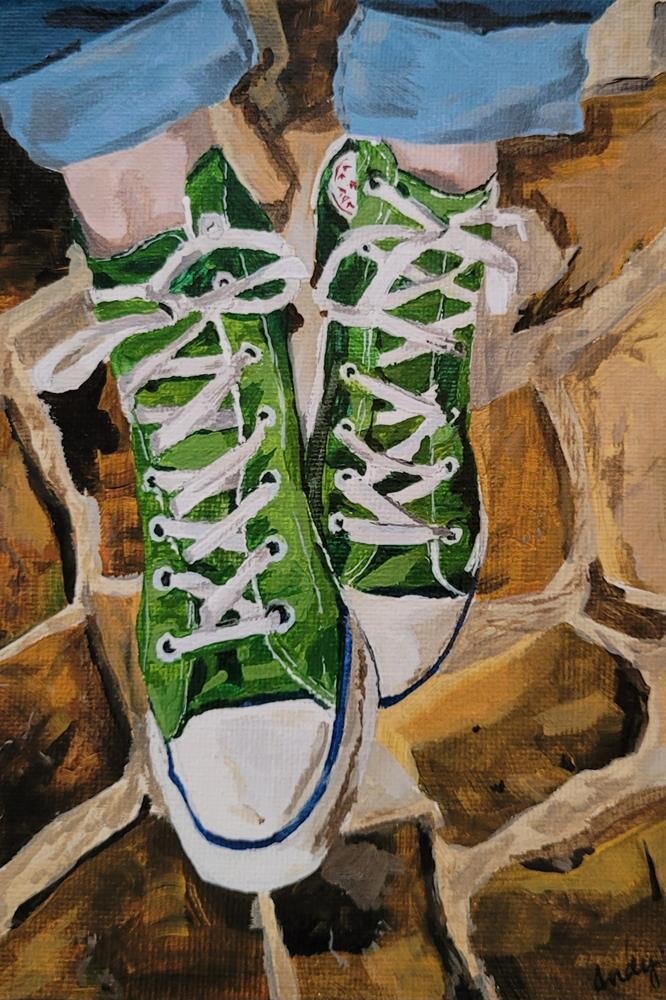 "Cobblestone Converse" by Andrea Landry