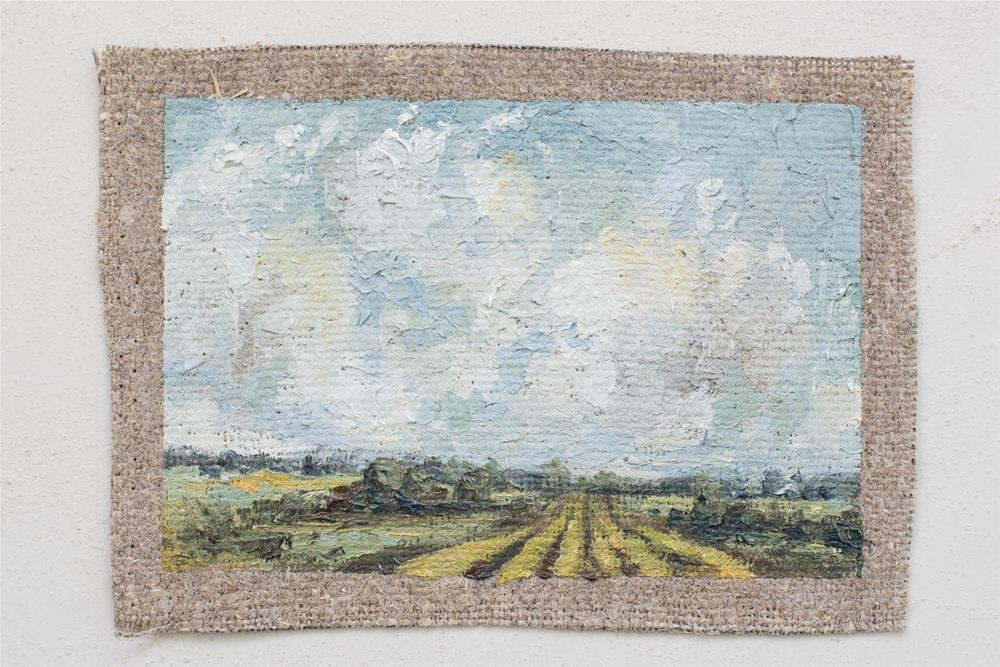 "linen landscape 6" by Marian Parsons