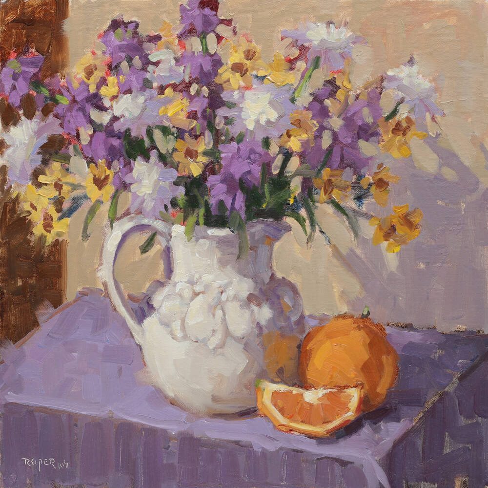 "Spring Wildflowers with Citrus" by Stuart Roper