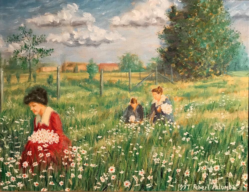 "Gathering Daisies" by Robert Palumbo