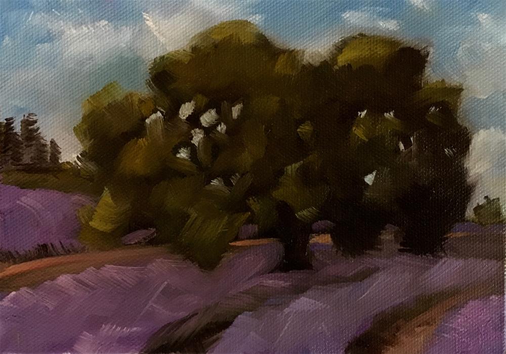 "Standing in a Field of Lavender" by Bobbie Cook