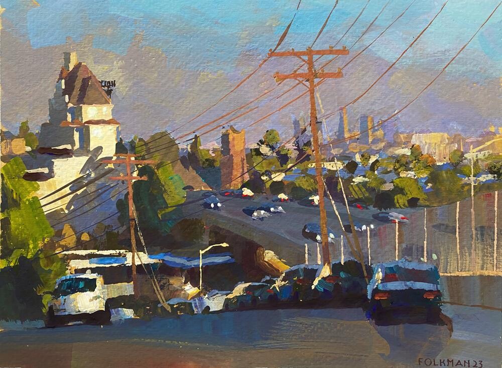 "Vine street Sunset Study" by Danny Folkman