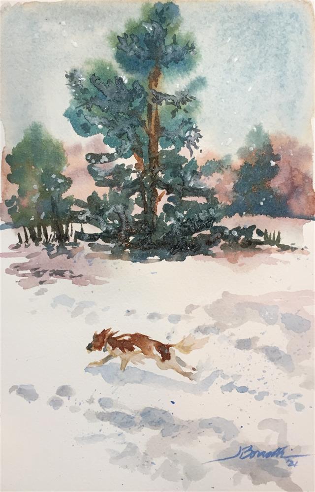 "Janey in the Snow" by Jennifer Borrelli