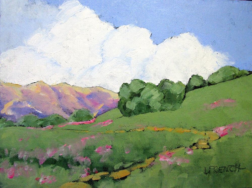 "SONOMA WILDFLOWER HILL Lynne French..." by lynne french