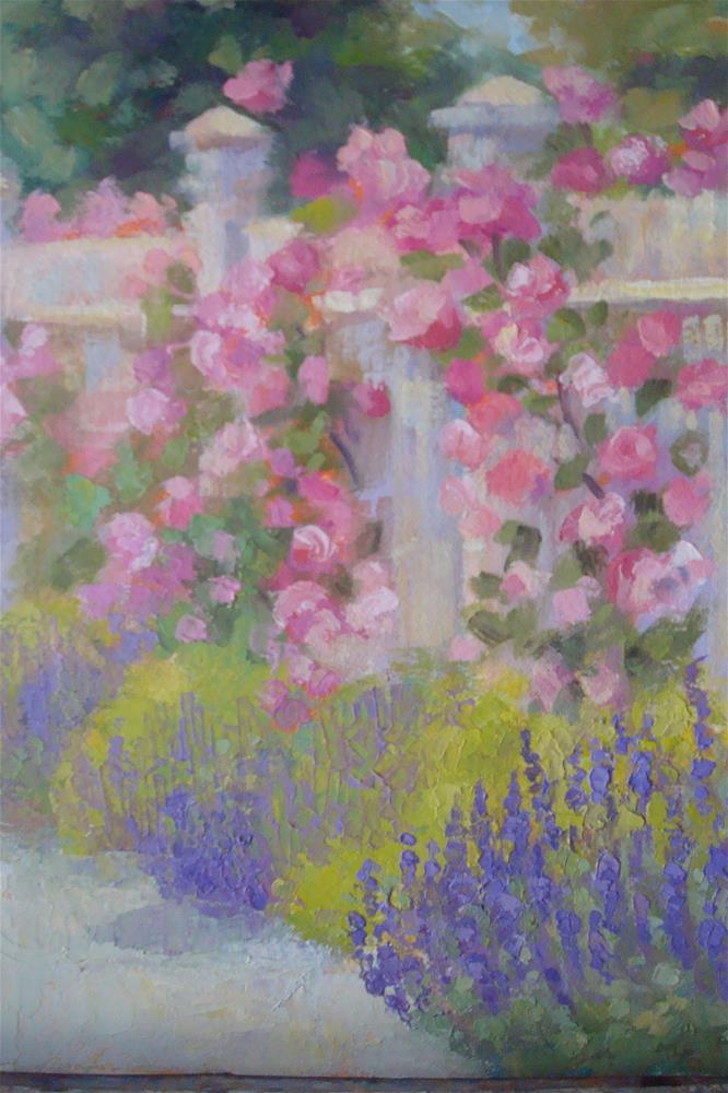 "Climbing Roses" by Maureen Wallace