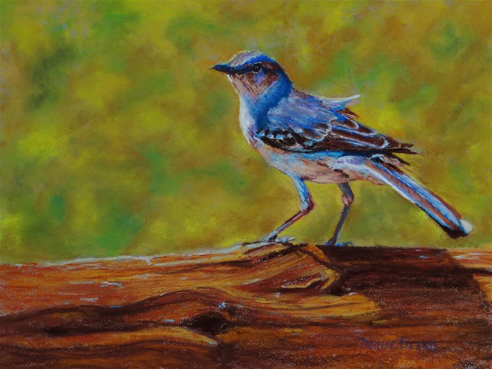 "Mockingbird on a Fence" by Denise Beard