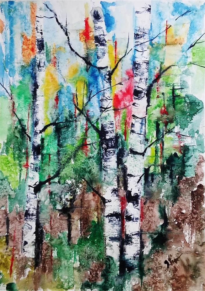 "Watercolor landscape painting,lands..." by James Lagasse