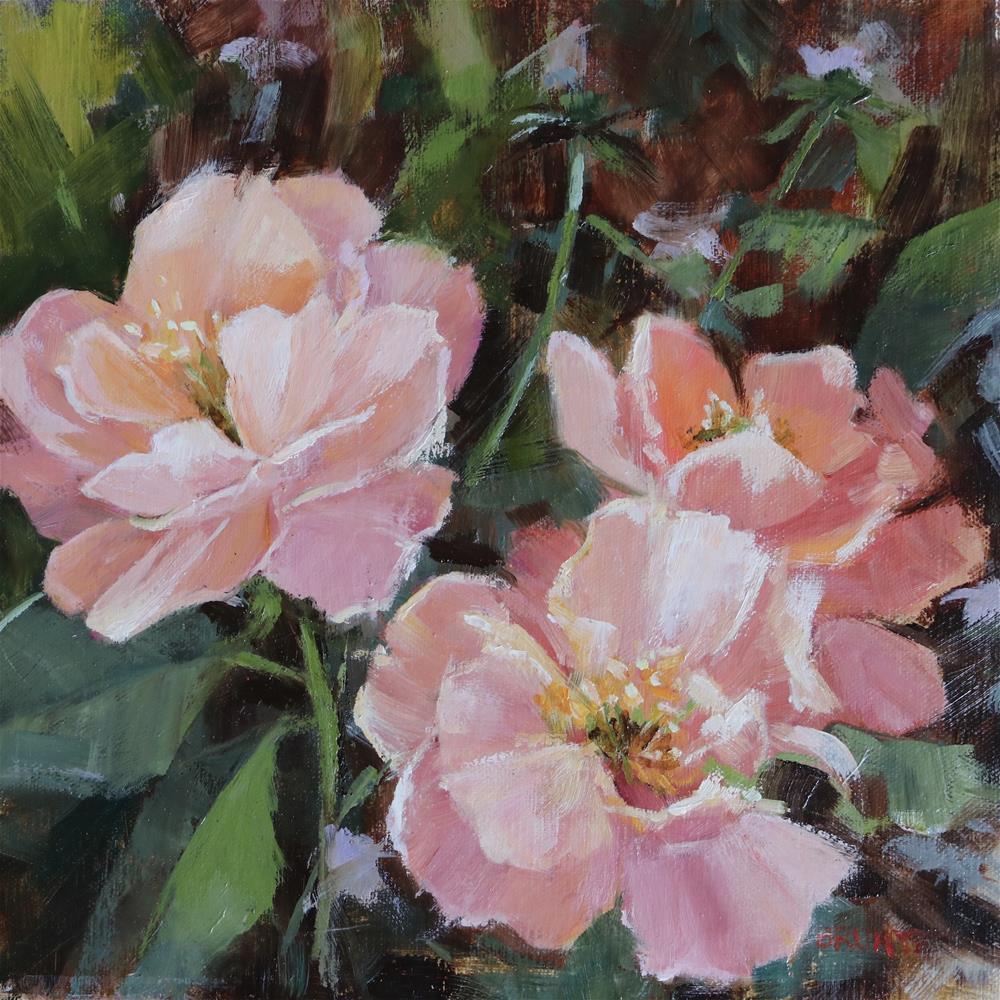"Pink Sweetheart Roses" by Beverly Bruntz
