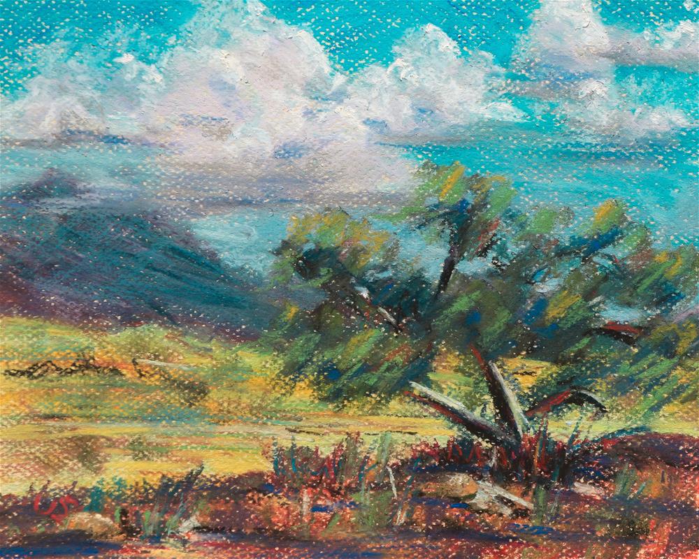 "Plein Air Study Valley Overlook" by Ursula Schneider