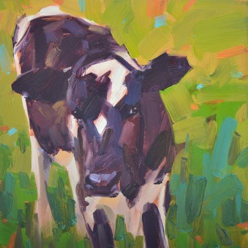 "Cautious Cow" by Carol Marine