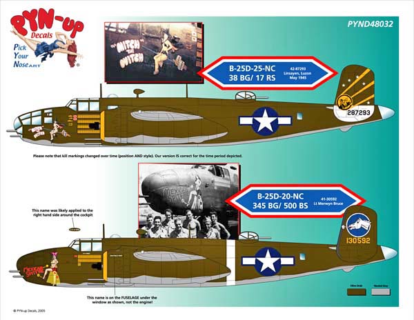 LF/WTB 1/48 decals for B-25C/D ACCURATE MINIATURES - FineScale Modeler ...