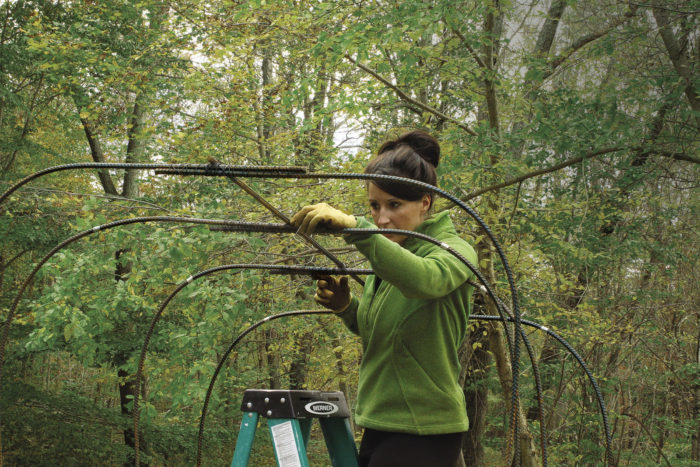 Build a Rebar Arbor - Fine Gardening