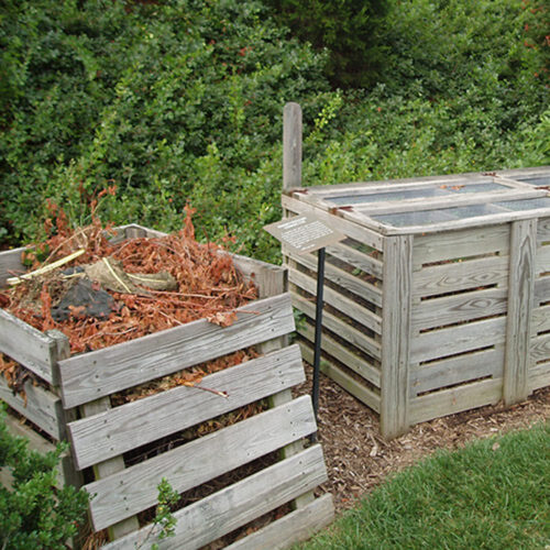 three-bin compost system - Fine Gardening