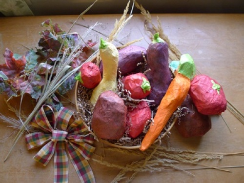 Making Paper Vegetables for Thanksgiving - FineGardening