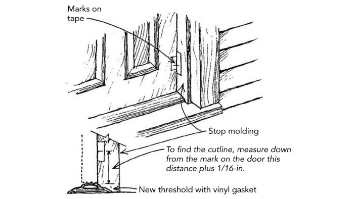 Installing a New Threshold - Fine Homebuilding