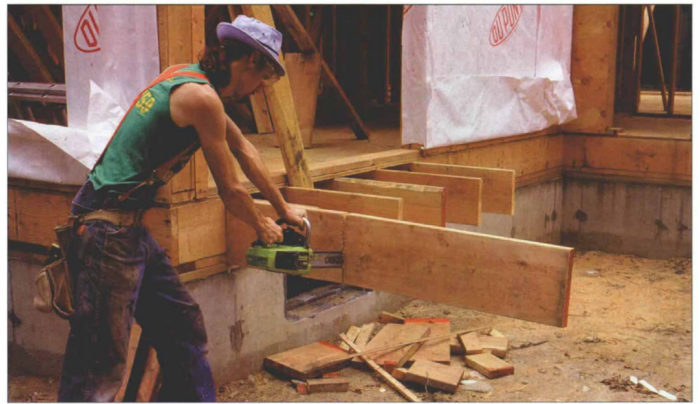 Using Chainsaws on the Job Site - Fine Homebuilding