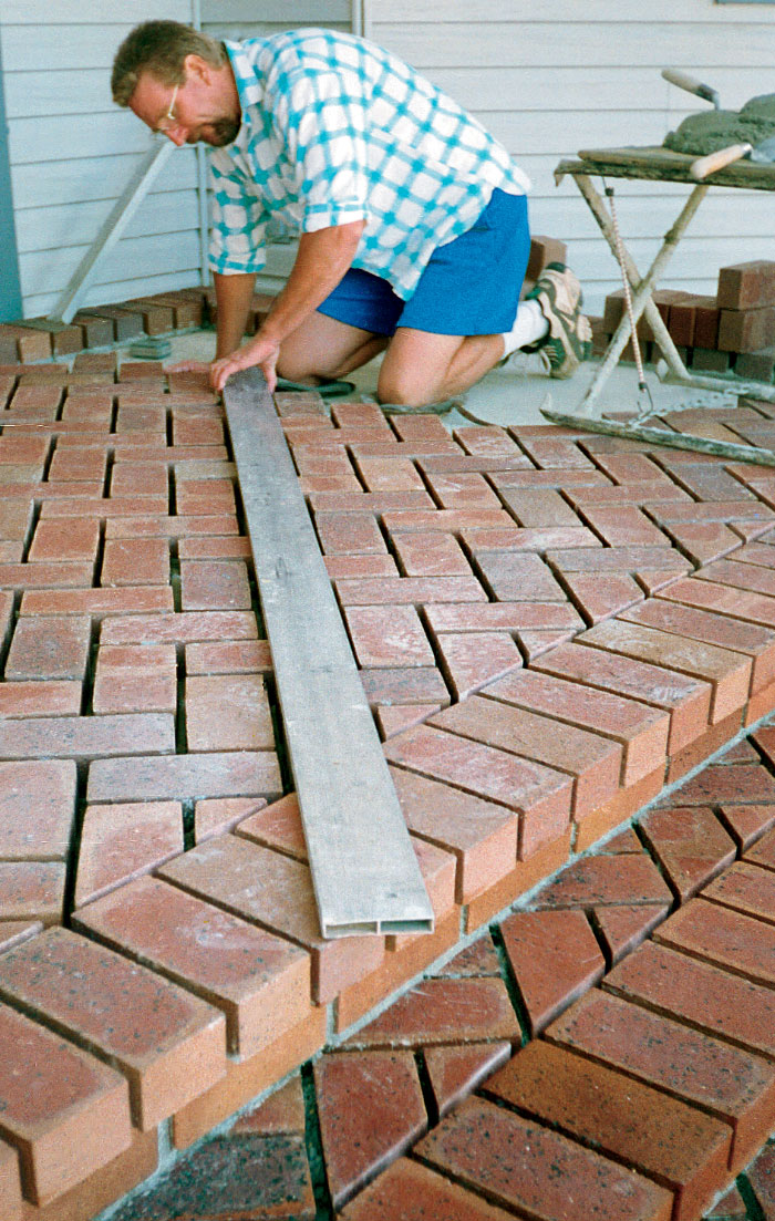 Refacing Concrete Steps With Brick - Fine Homebuilding