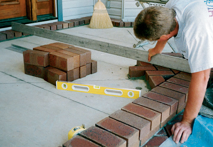 Refacing Concrete Steps With Brick - Fine Homebuilding