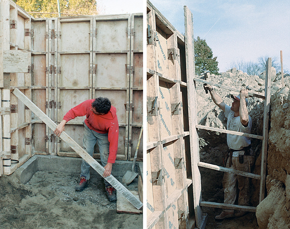 An Addition Foundation - Fine Homebuilding