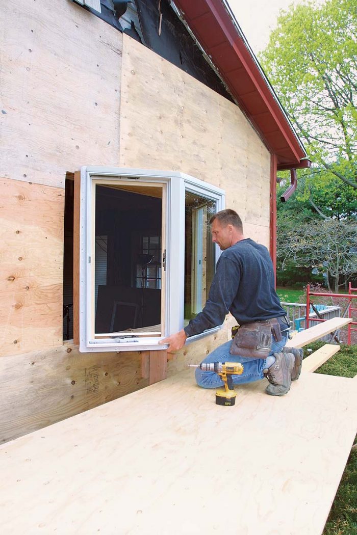 Installing a Bay Window by Yourself - Fine Homebuilding