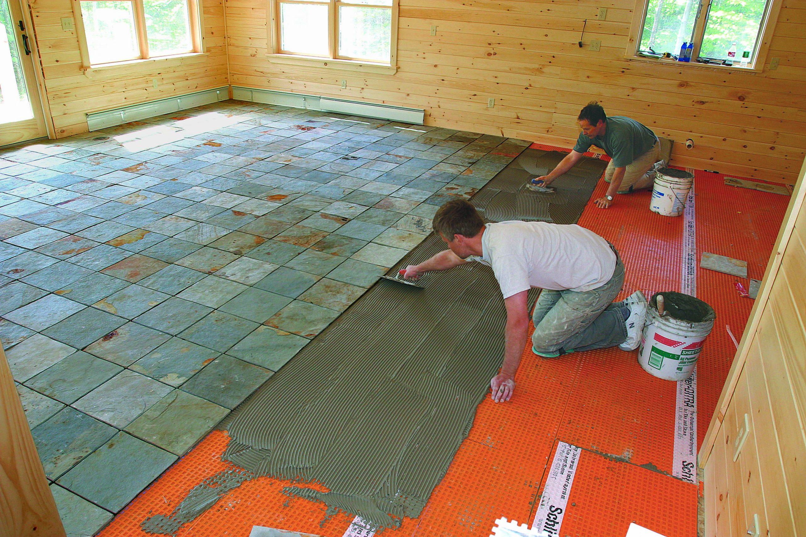 A Better Way to Tile a Big Floor - Fine Homebuilding
